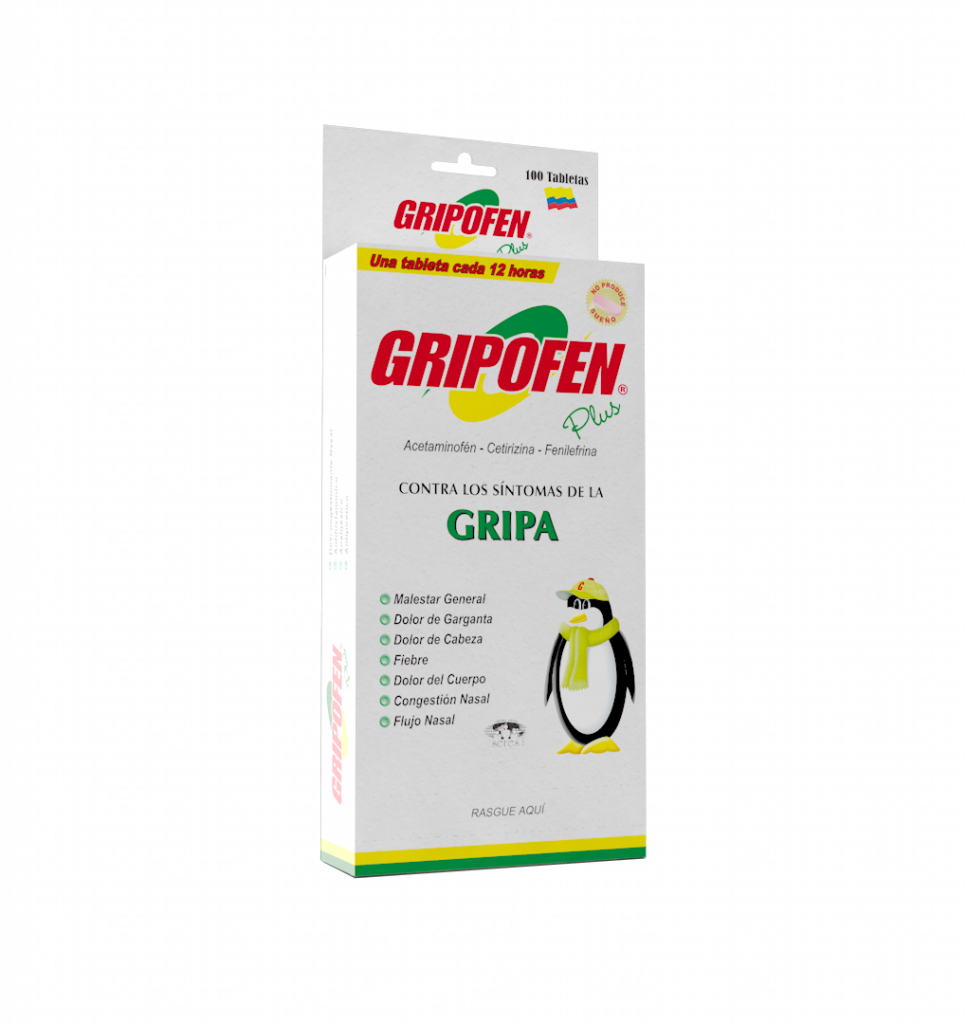 GRIPOFEN PLUS TABLETAS | Laboratorios Seres
